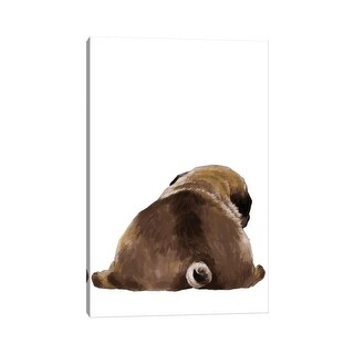 iCanvas "Pug Butt" by Big Nose Work Canvas Print - Bed Bath & Beyond ...