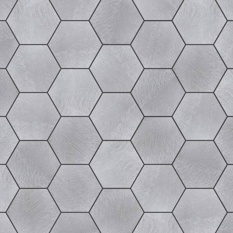 Merola Tile Nagpur Grand Hex Perla 19" x 22" Porcelain Floor and Wall ...