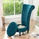 Gosser 20" Wide Velvet High Back Vanity Chair - Bed Bath & Beyond ...