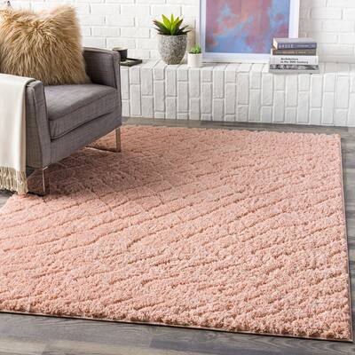 Eben Boho Geometric Plush Area Rug - Overstock - 31730548