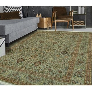 Noori Rug Pak-Persian Layan Bone Grey/Rose Rug - 8'1" x 10'1" - Bed ...