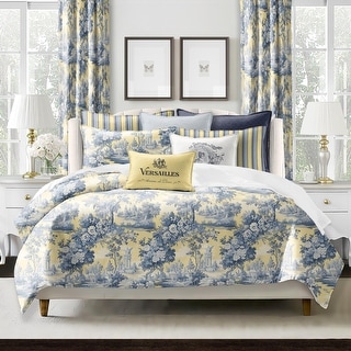 6ix Tailors Giverney 8 Piece Coverlet Designer Set - Bed Bath & Beyond ...