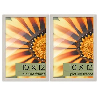 10x12 Picture Frame Set of 2 White Washed Wood Picture Frames for ...