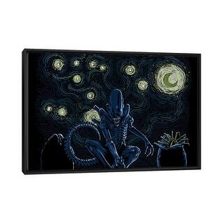 iCanvas "Starry Xenomorph" by Denis Orio Ibanez Framed - Bed Bath ...