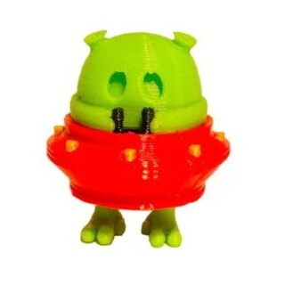 3D Printed Mini Alien Driving A Ufo Figurine - Bed Bath & Beyond - 42336366