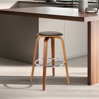 Harbor Upholstered Backless Swivel Bar/Counter Stool - Bed Bath ...
