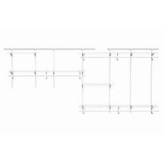ClosetMaid ShelfTrack 7ft - 10 ft Wire Closet Organizer - Bed Bath ...
