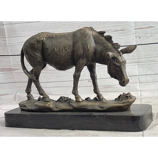 Donkey Mule Bronze Statue Sculpture Handmade Art Figure By Barye On ...