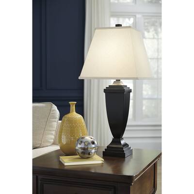 Amerigin Bronze Finish 30 Inch Table Lamps Set of 2 - 13.63" W x 13.63 ...