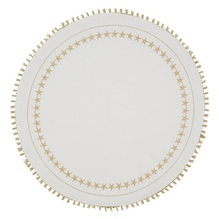 Embroidered Placemats With Stars Tassel Design (Set of 4) - Bed Bath ...