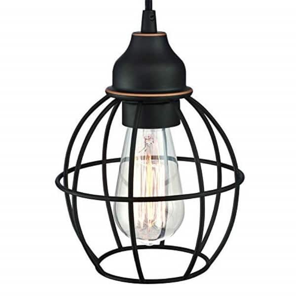 Vintage cage edison pendant light with 2 pack - Bed Bath & Beyond ...