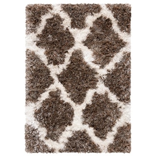 SAFAVIEH Handmade Barcelona Shag Iivi Trellis Rug - Bed Bath & Beyond ...