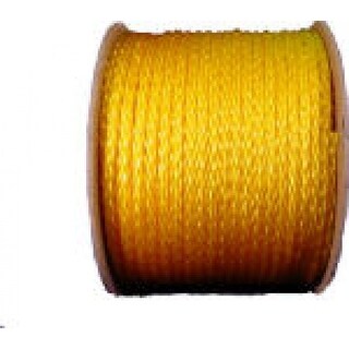 Wellington 10841 Monofilament Polypropylene Rope, 3/8" x 500', Yellow ...