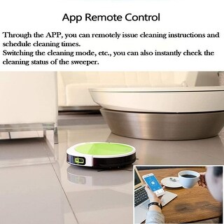 Creative K BYBYC Robot Vacuum - Wi-Fi Connected, Works with App, Ideal ...