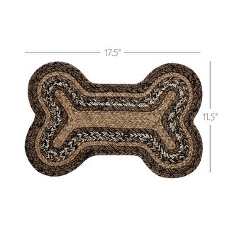 Espresso Indoor/Outdoor Small Bone Rug 11.5x17.5 - Bed Bath & Beyond ...