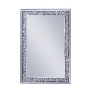 ACME Noralie Wall Decor, Mirrored and Faux Diamonds - Bed Bath & Beyond ...