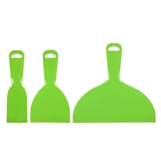 Putty Scraper Set (2", 4", 8") Flexible Plastic Putty Knife for Drywall ...