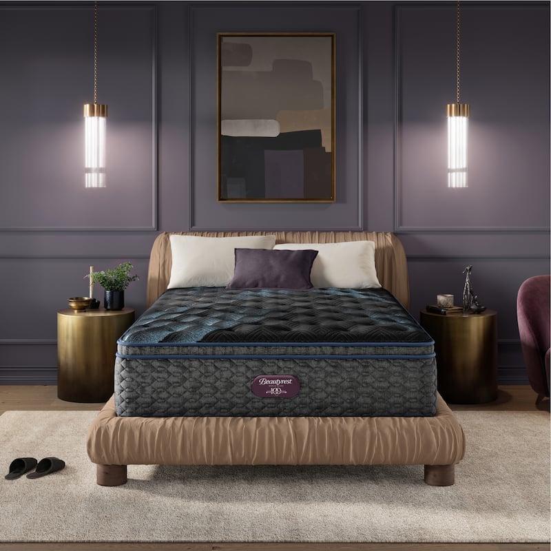 Beautyrest World Class Level Three Plush Pillow Top Mattress ...