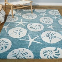 Edwards Coastal Sand Dollar Area Rug - Bed Bath & Beyond - 30511505