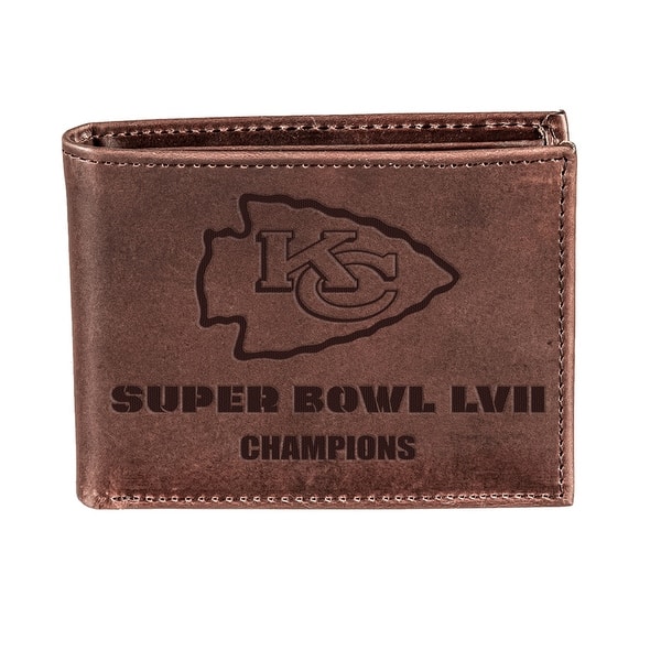 Wallet, Bi-Fold, SB57, Champions, Brown, Kansas City Chiefs - Bed Bath ...