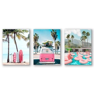 Americanflat - Coastal Wall Art Set - Choose Your Surfboard by Gal ...