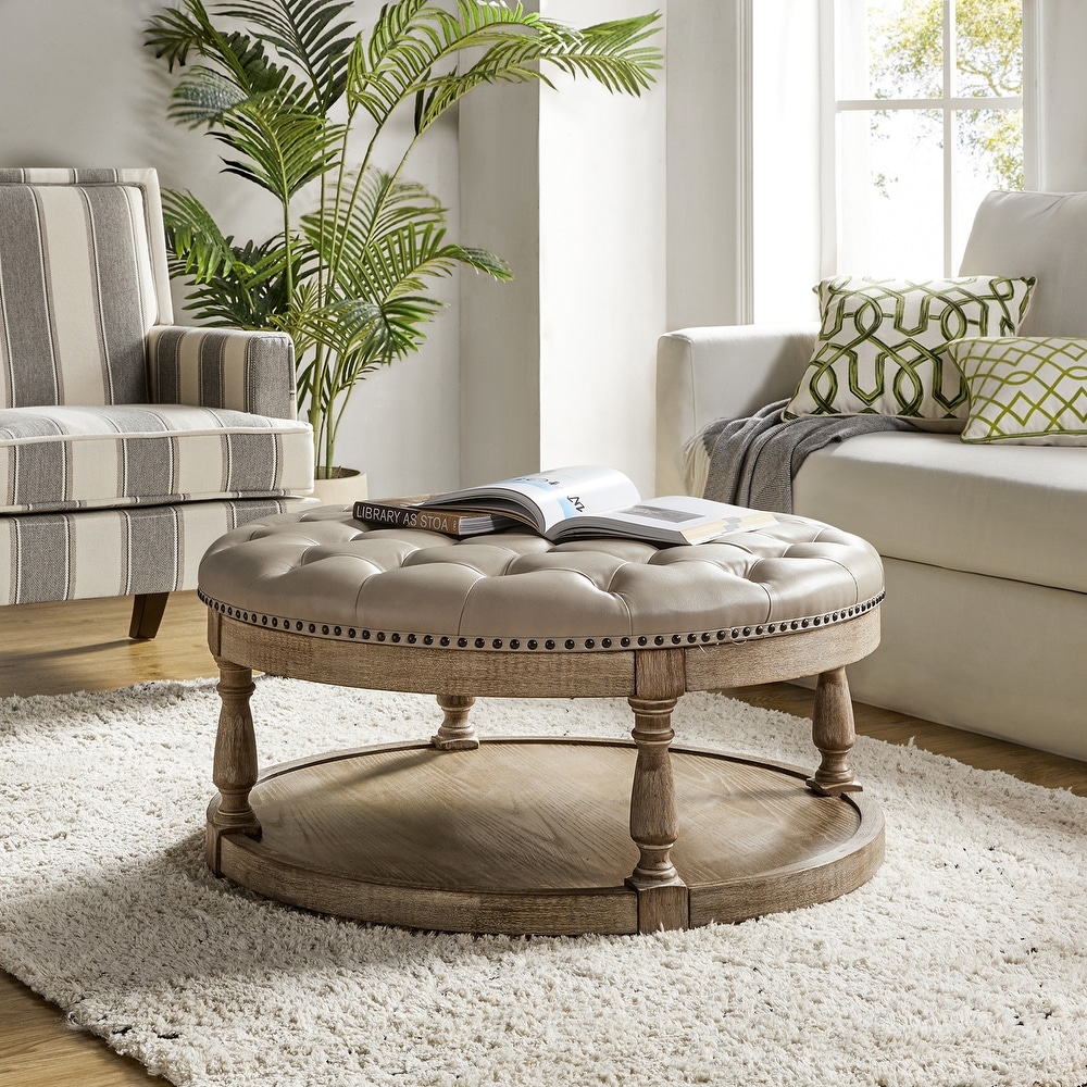 Beige Ottomans and Poufs - Bed Bath & Beyond