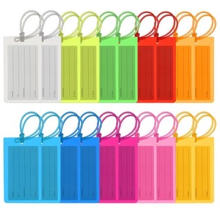Luggage Tags for Suitcases, Flexible Luggage Tag, Ten Colors - Ten ...