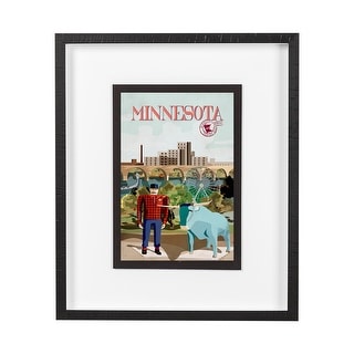 Minnesota Go (M) Framed Art Print - Bed Bath & Beyond - 39198455