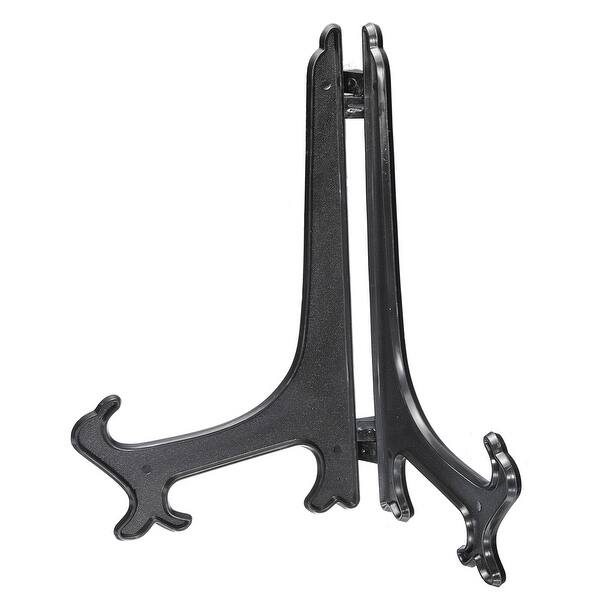 10 Inch Display Stand Holders Display Pictures PS Plastic Black Pack of ...