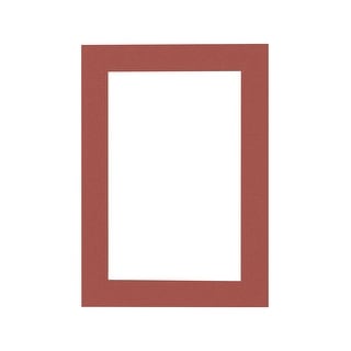 22x30 Mat Bevel Cut for 19x27 Photos - Acid Free Brick Red Precut ...