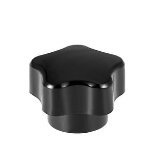 Star Knob M5 Diameter Grip Handle Insert Female Thread Black - Bed Bath ...