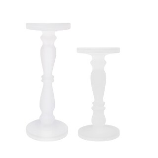 A&B Home Glass Pedestals - Set of 2 - Bed Bath & Beyond - 36777833