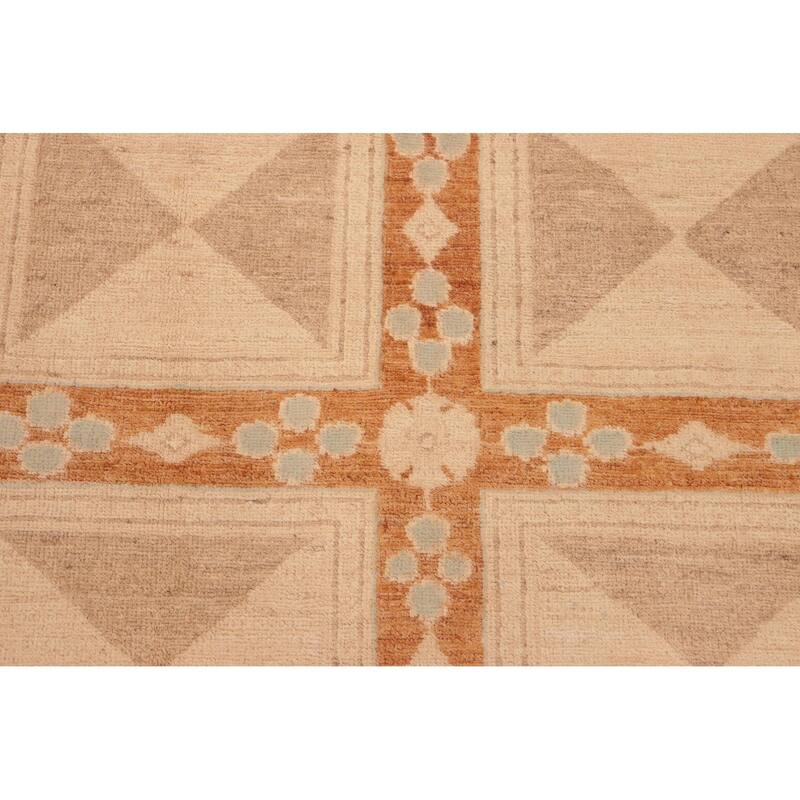 Oriental Ziegler Perry Rust Tan Hand-knotted Wool Rug - 6 ft. 0 in. X 8 ...