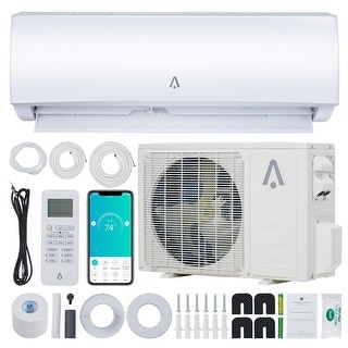 12000 BTU Smart Mini Split AC/Heating System 19 SEER Split Inverter Air ...