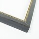 8x36 Frame Black & Gold Solid Wood Picture Frame Width 0.75 Inches ...