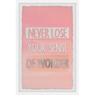 'Never Lose Your Sense of Wonder II' Framed Painting Print - Bed Bath ...