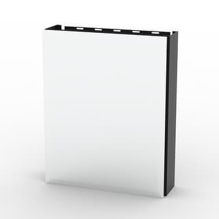 16" x 20" Rectangular Aluminum Surface Mount Medicine Cabinet with ...