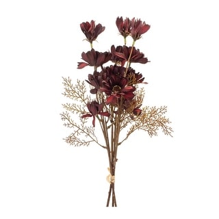 Burgandy Harvest Flower Bundle (Set of 6) - Bed Bath & Beyond - 40829707