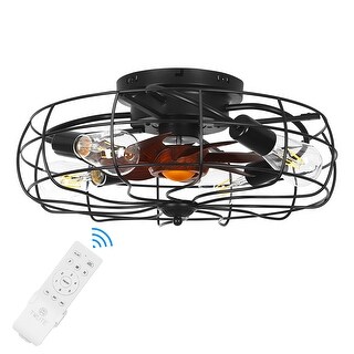 6-Speed Remote Control Ceiling Fan with Reversible Blades - Bed Bath ...