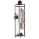 Corner Hall Tree Coat Rack With Shelf & Shoe Storage - Bed Bath ...