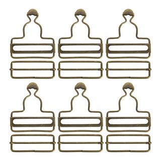 Overall Buckles, 6 Sets Metal Suspender Replacement Buckles - Bed Bath ...