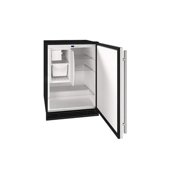 U-Line UHRI124-SS01A Combo Frost Free 24 In Reversible Hinge Stainless ...