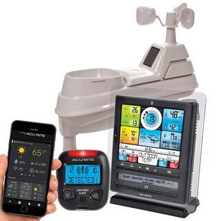 Wireless Weather Station With Portable Lightning Detector (01036M ...