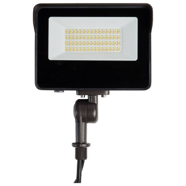 LED Tempered Glass Flood Light with Bypassable Photocell 3K/4K/5K 15W ...