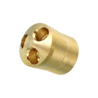 Brass Liquid Distributor, 1/2 x 1/4 Inch 3 Hole Copper Joints Liquid ...