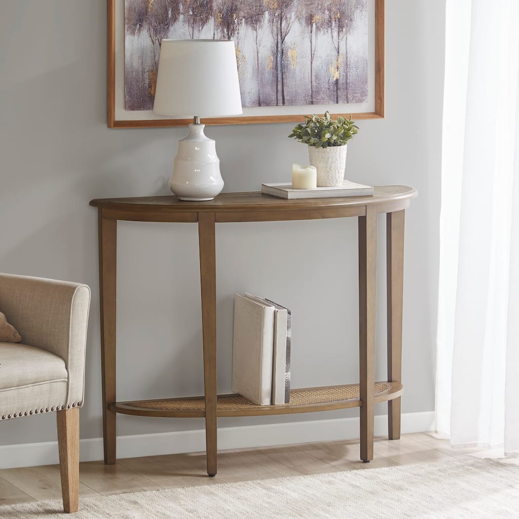 Madison Park Ashby Half Moon Console Table - Overstock - 36876403