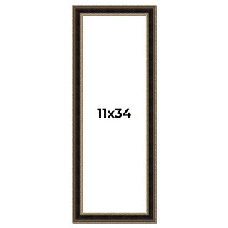 11x34 Frame Gold Antique Vintage Sold Wood Picture Frame | 1.75 Inch ...