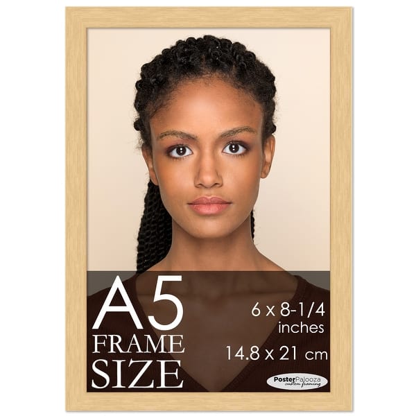 A5 Frame Natural Modern Minimalist - Wooden 6x8.25 Frame - Modern Wood ...