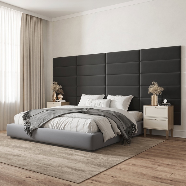 Black wall mounted headboard store