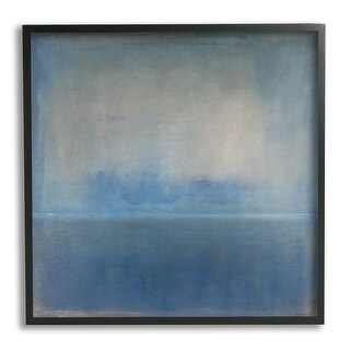 Stupell Obscure Abstract Landscape Blue Weathered Painting Design ...